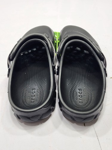 Crocs Unisex Offroad Sport Clogs Black Size M9/W11 Hook & Loop ...