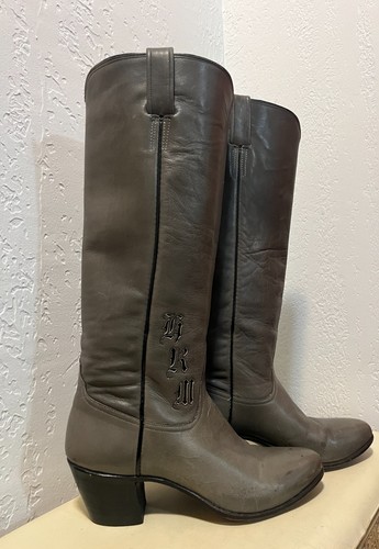 vintage womens leather cowboy boots size 8 | eBay