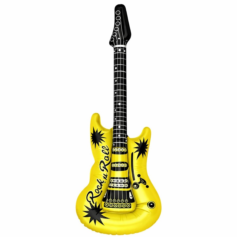 Inflatable Music Instruments Fancy Dress Prop Blow Up Karaoke Party ...