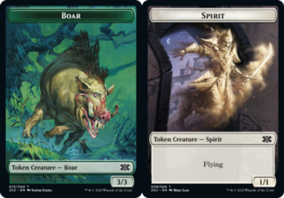 Boar Token // Spirit Token (008) - Foil x1 - Double Masters 2022 - NM ...
