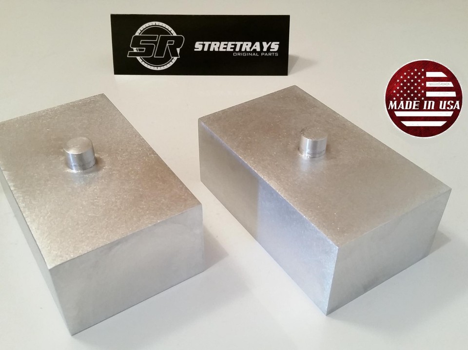 StreetRays 99-22 Ford F250 2" Rear Lift Blocks SuperDuty Kit 2WD & 4WD ...