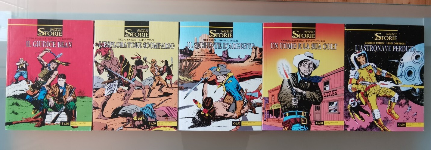 LE STORIE BONELLI "CULT" N 115/119 SEQUENZA COMPLETA SERGIO BONELLI | eBay