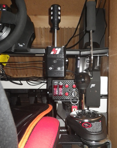 BBJ Sim Racing PC Ps4 USB Button Box With Key Red/carbon online kaufen ...