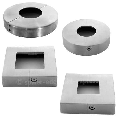 V4A Abdeckrosetten Edelstahl Rosetten zweiteilige Abdeckung für Geländer Rosette | eBay.de