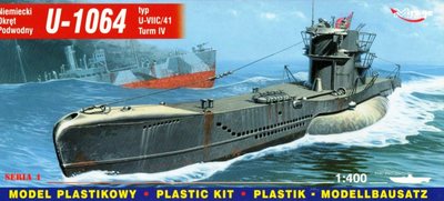 U-BOOT U-1064 TYPE VII C/41 TURM IV WW II GERMAN SUBMARINE/U-BOAT ...