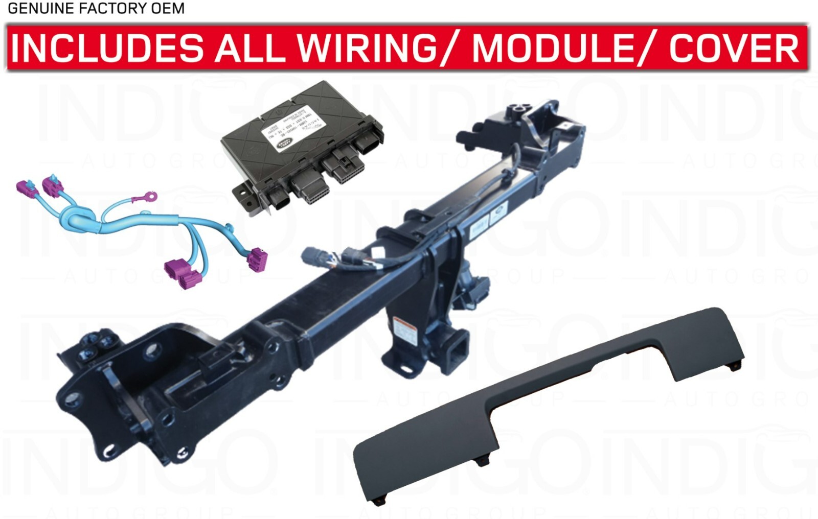 2020-2024 Land Rover DEFENDER Towing Receiver + Complete Wiring Combo ...