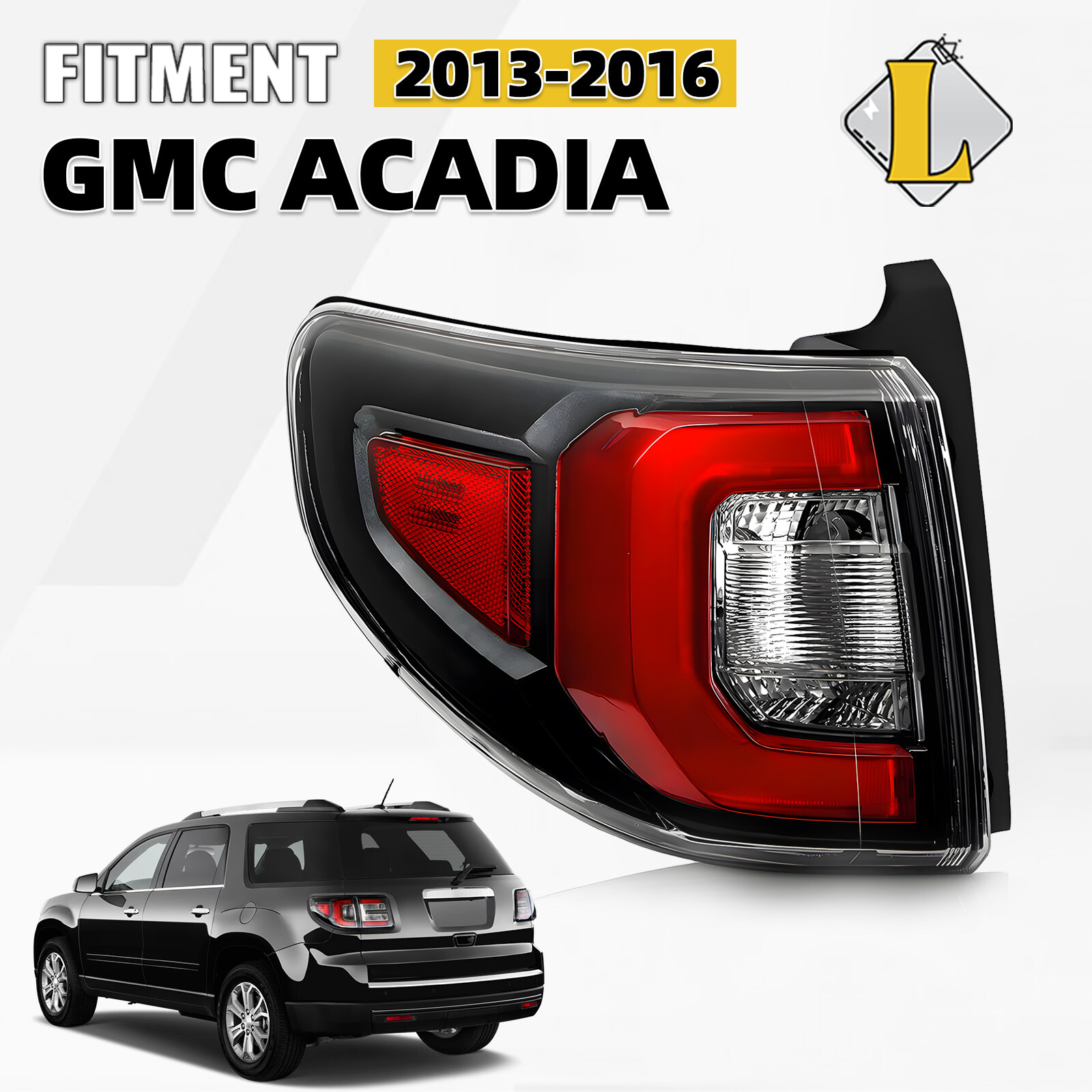 For 2013-2016 GMC Acadia 2017 Acadia Limited LED Tail Light Driver Side ...