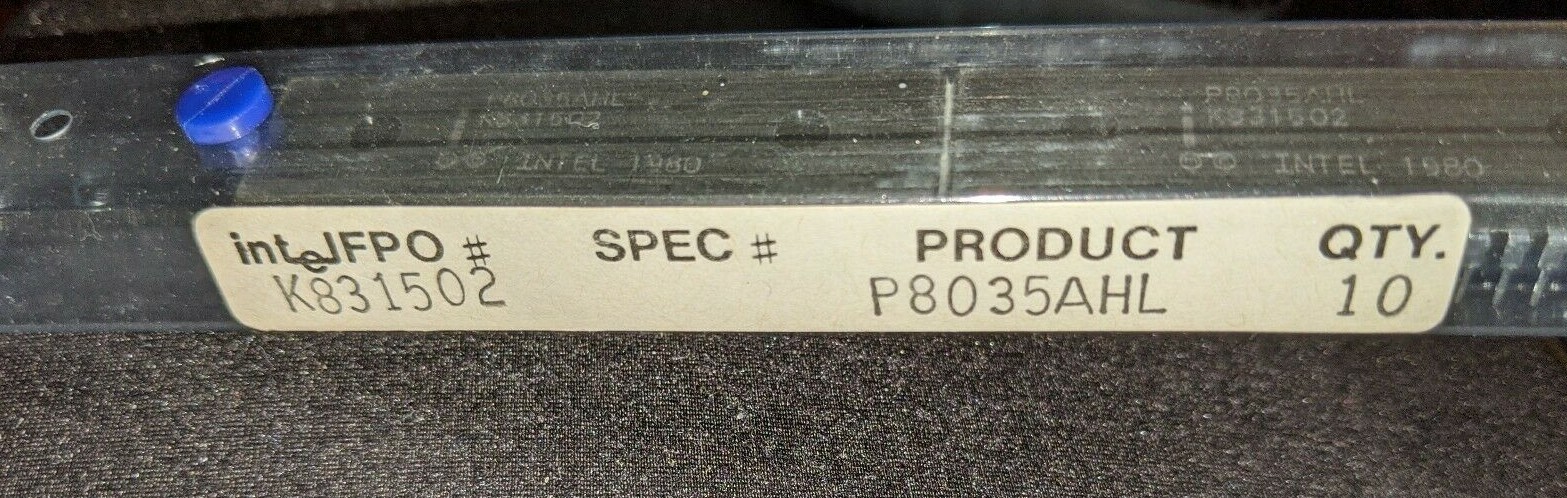 New Intel 8035 P8035AHL Romless Microcontroller 40 pin DIP IC MCS-48 ...