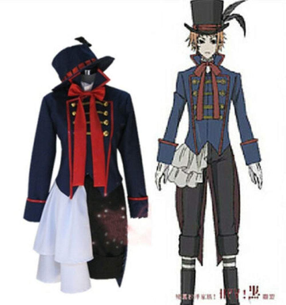 Black Butler Drocell Caines Puppet Cosplay Costume Full Set Custom Made ...