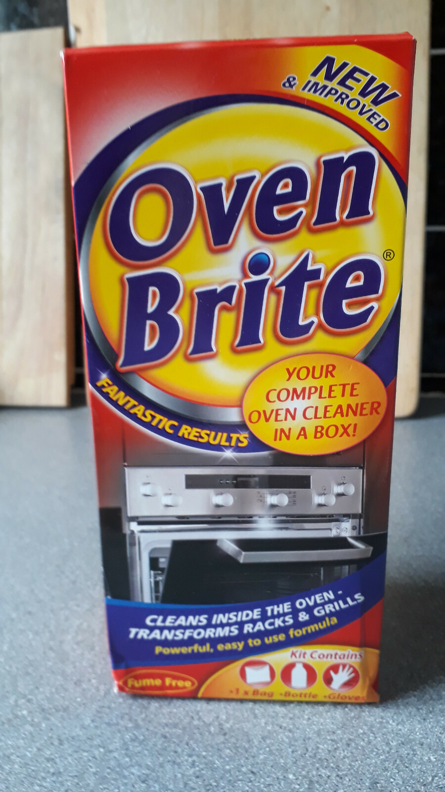 Ovenbrite Oven Cleaner Set, Easy to use for shelves and oven, gloves ...