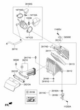 254141W100 Kia Hose Assyradiatorupr 254141W100 Genuine OEM Part for ...