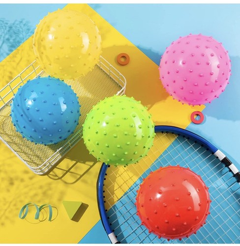 Knobby Balls 4.72 Inch Inflatable Sensory Spiky Knobby Balls for Kids ...