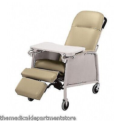 Lumex 574G Three 3 Position Recliner Geri Chair - Doe Skin - non ca ...