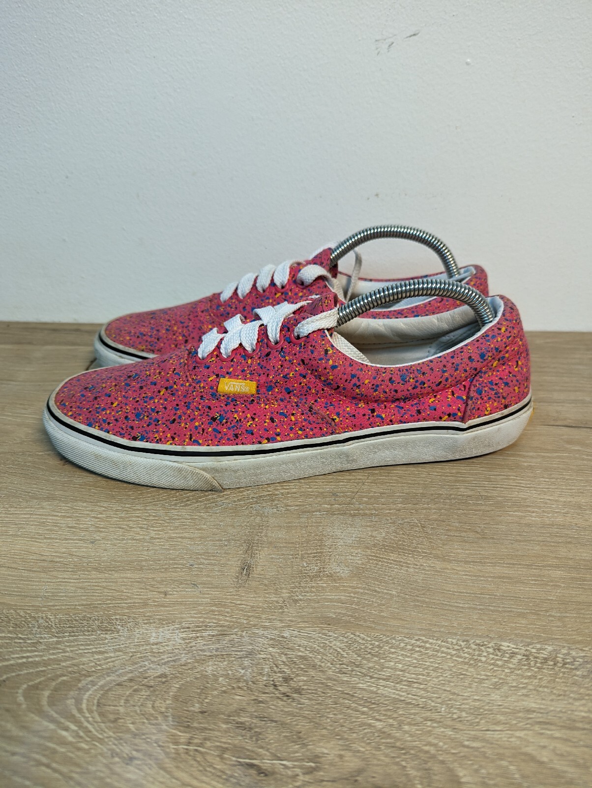 Vans Era Overspray Paint Splatter Confetti Pink Speck… - Gem