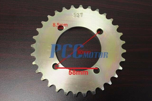 Rear Steel Sprocket 32 TOOTH 32T FOR YAMAHA PW80 BW80 DIRT BIKE RS36 | eBay