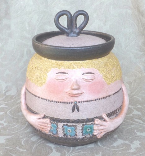 VINTAGE AMERICAN SEATTLE STUDIO ART POTTERY JANE WHERRETE LARGE ...