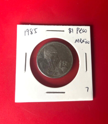 1985 $1 PESO MEXICO COIN - NICE WORLD COIN !!! | eBay