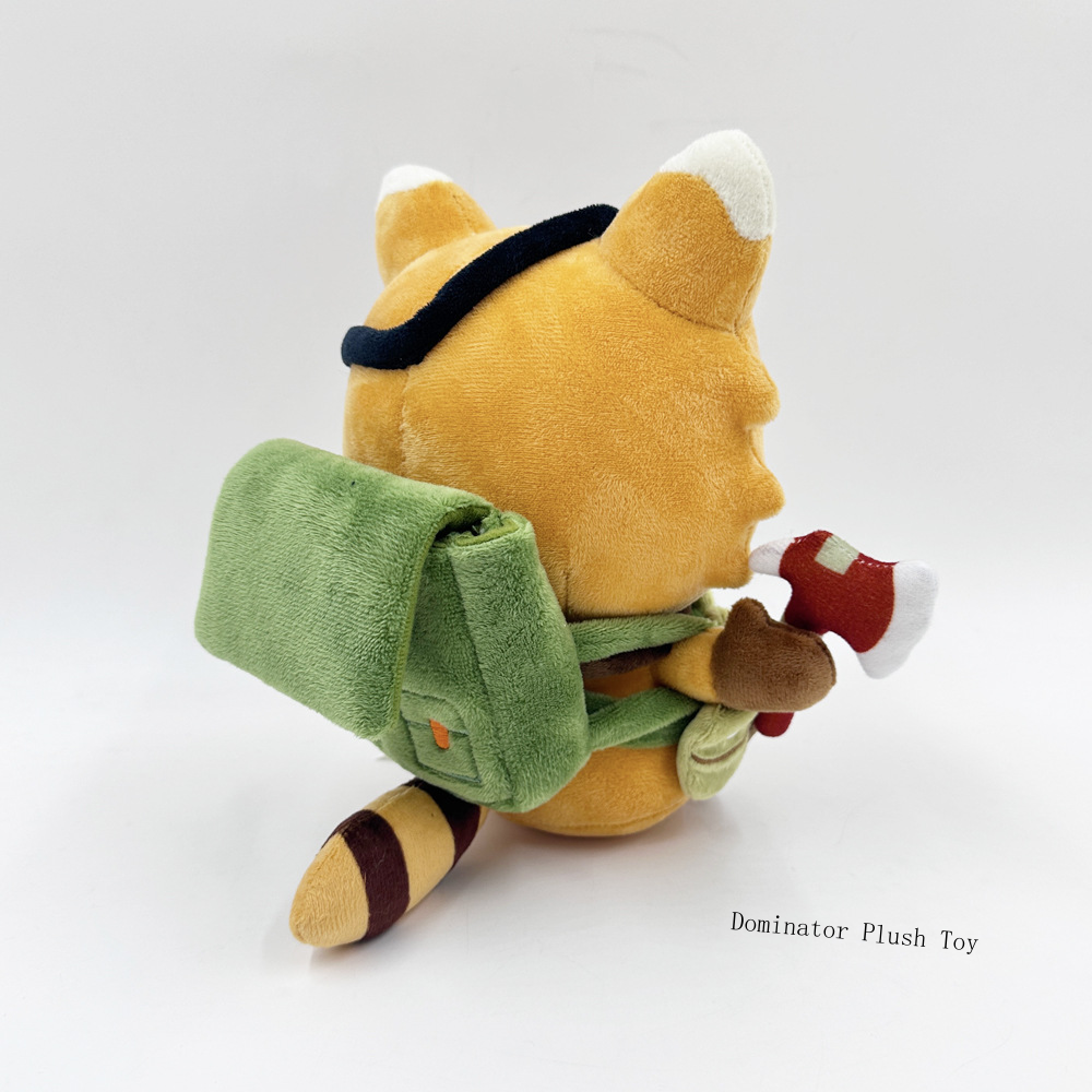 Steadfast Spiffo Plush Toy 22Cm One-Eyed Raccoon Stuffed Animal Doll ...