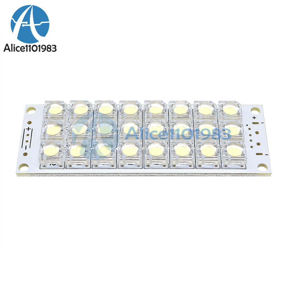 DC 5V 24-LED Super Bright White Piranha LED board Night LED Lights Lamp ...
