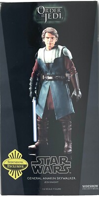 Star Wars General Anakin Skywalker Sixth Scale Figure Sideshow 12-inch ...