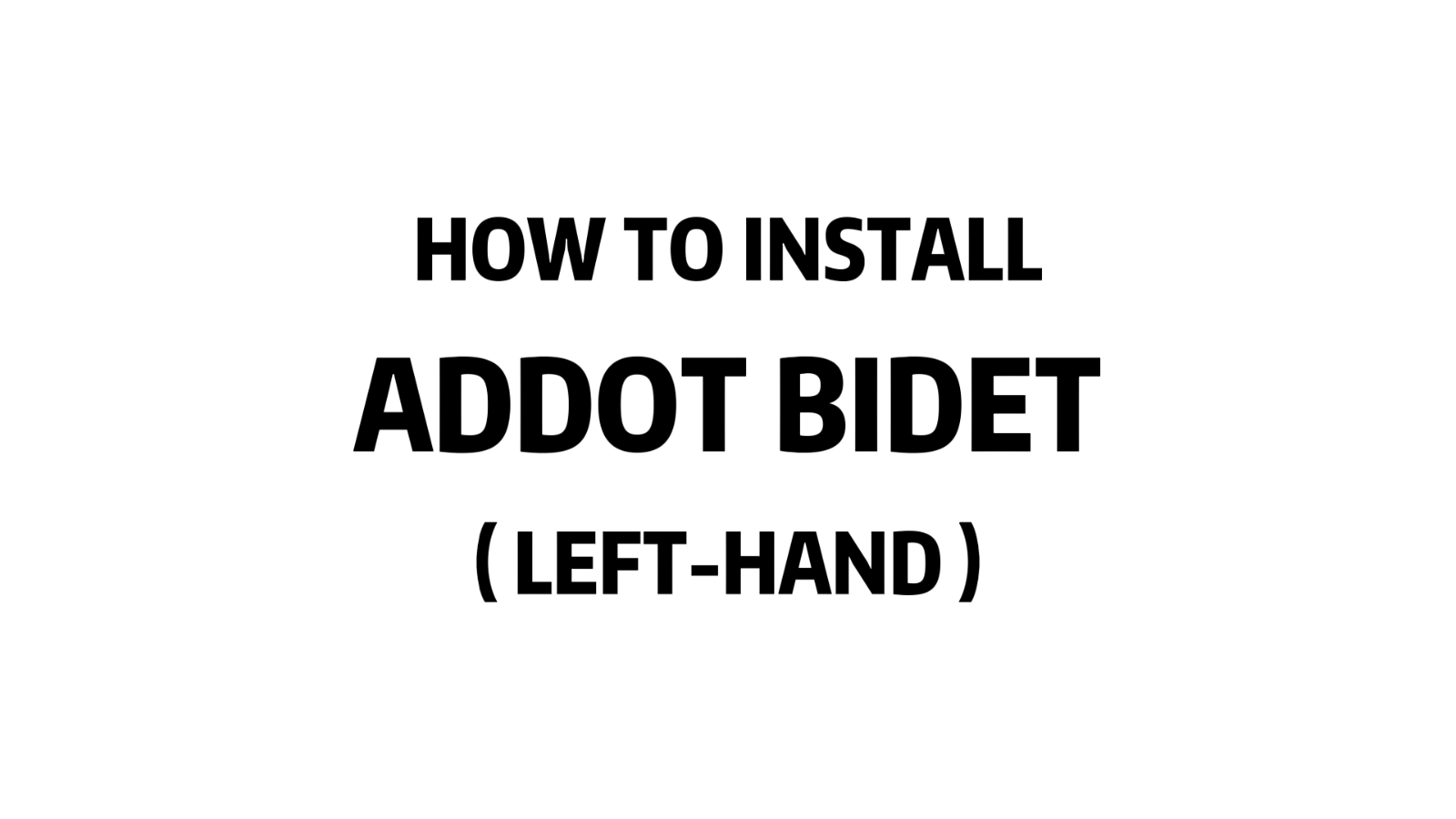 ADDOT Toilet Bidet Dual Nozzle Left and Right Hand Side Convertible | eBay