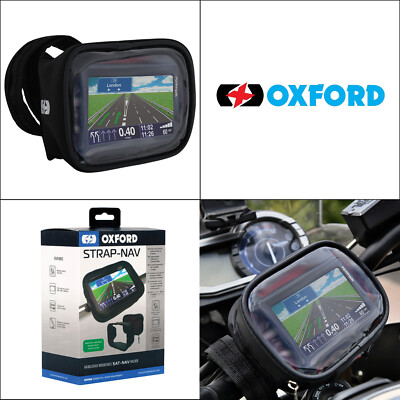 Oxford Strap-Nav Sat Nav Holder Motorcycle Motorbike GPS Case Scooter ...