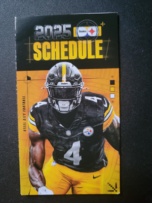 DK Metcalf 2025 PITTSBURGH STEELERS Schedule 🏈 NFL Football Sked NEW ‼️ ...