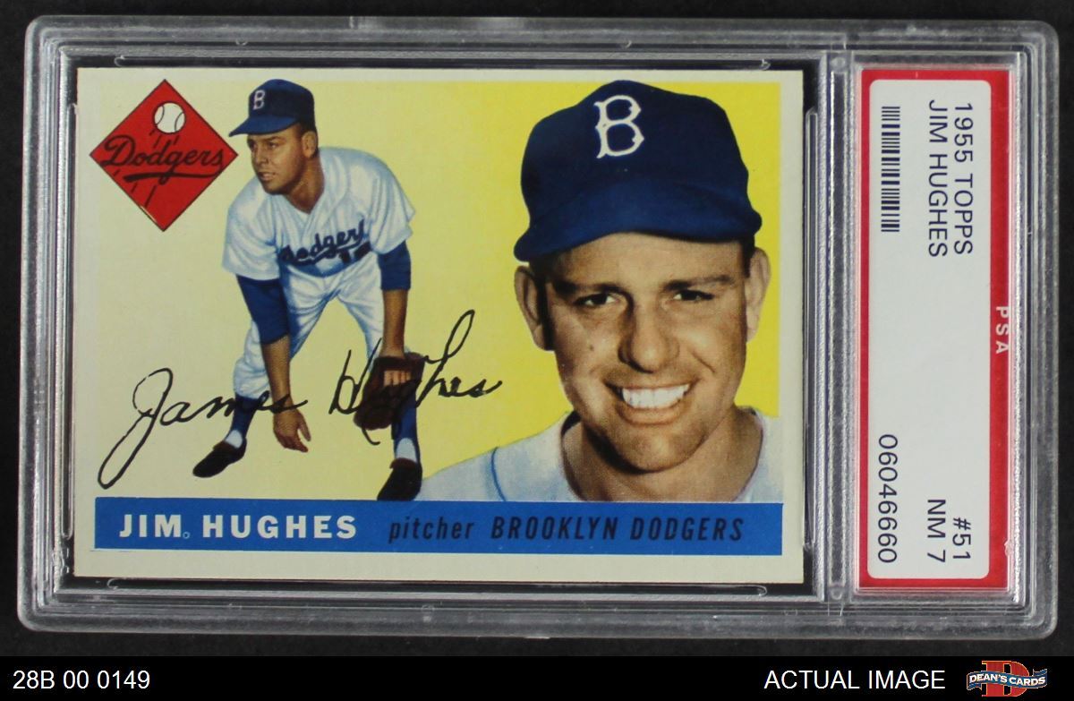 1955 Topps - #51 Jim Hughes for sale online | eBay
