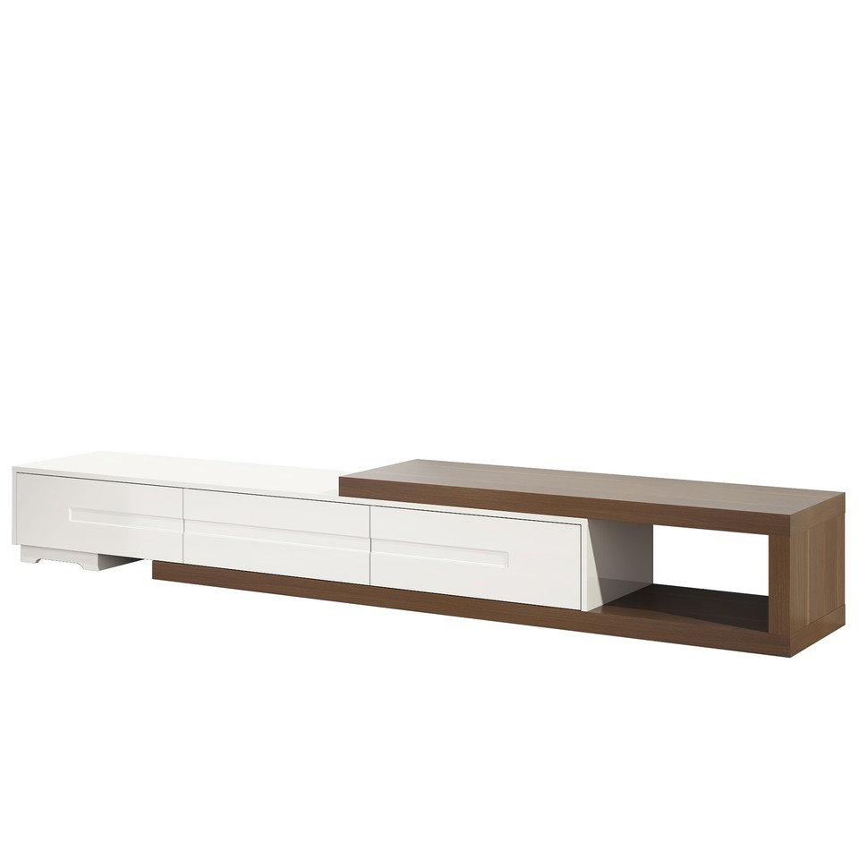 82-110"Wood Reversible TV Media Console for Up to 120 Inch TV | eBay