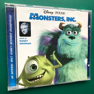 Randy Newman MONSTERS, INC. Animated Film Soundtrack OST CD Disney ...