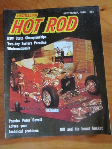 MAGAZINE AUSTRALIAN HOT ROD SEPTEMBER 1970 GREAT *** MUST SEE ** | eBay