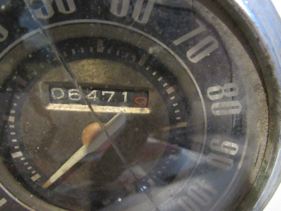 Vintage 1946 Ford Car Speedometer Odometer Glass Face Original USA Made ...