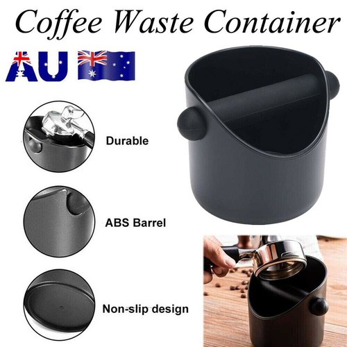 Coffee Dump Bin Waste Storage Knock Box Espresso Grind Knock Box Tamper ...