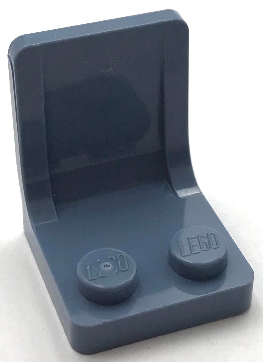 Lego New Sand Blue Minifigure Utensil Seat Chair 2 x 2 w/ Center Sprue ...