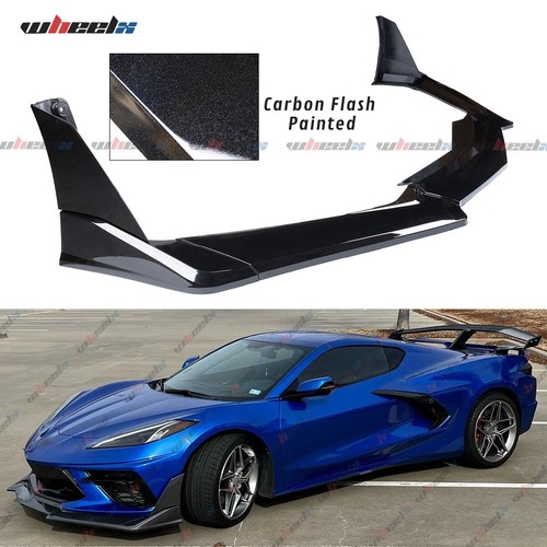 For 2020-2025 Corvette C8 Z51 STG 3 Winglet Front Bumper Lip Carbon ...
