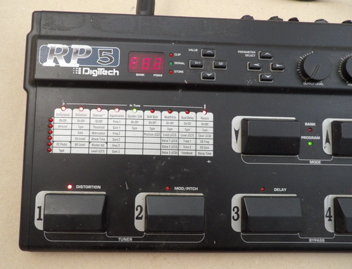 Digitech RP-5 Multi Effects Unit Pedal. Exc. working condition ...