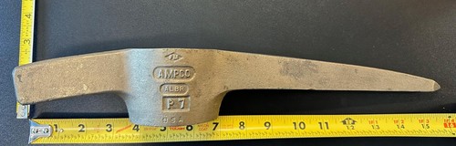 AMPCO ALBR safety tool p7 pickaxe hammer head non-spark brass 4.6lb 16 ...