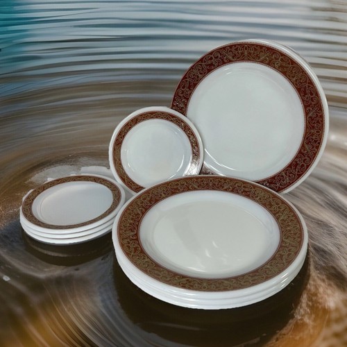 Vintage Pyrex Dinner Plates Set 4 Dinner Plates 4 Bread Plates RARE MCM ...