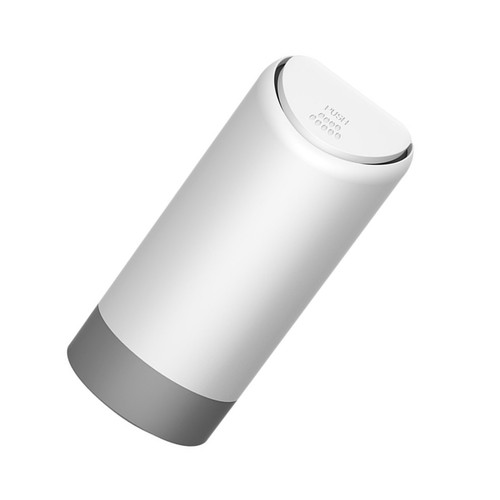 Round Car Trash Can Garbage Dust Case Rubbish Bin Auto Organizer ...