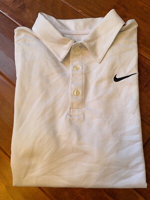 MENS NIKE SHIRT TOP SIZE L LARGE SHORT SLEEVED DRI FIT PERFECT | eBay