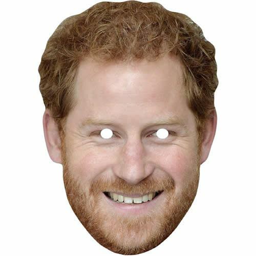 Prince Harry Face Masks Queen Jubilee GB Royal Event Fancy Dress Street ...