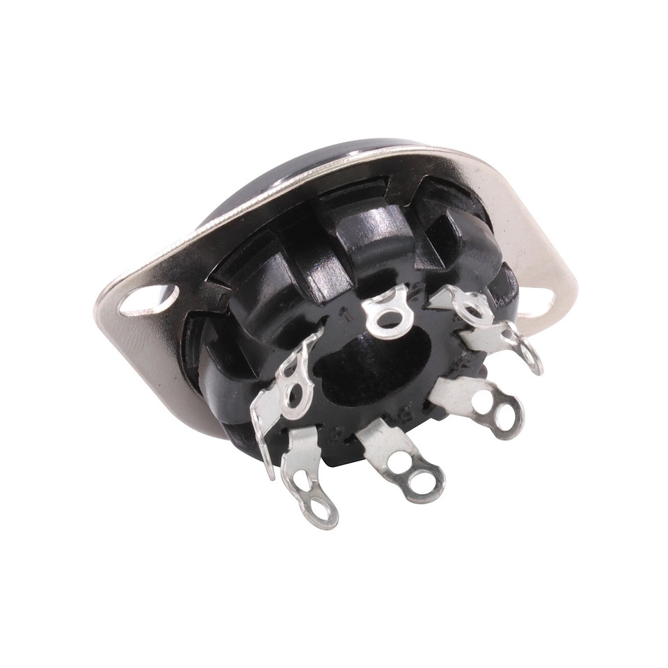 10PCS 8Pin Octal Vacuum Tube Socket For 6SN7 EL34 274B 6L6 KT88 Chassis ...