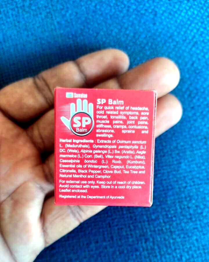 Link natural samahan SP Herbal Balm Pains Cold Relief Ayurveda ...