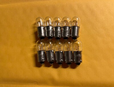 (10)BAYONET #1866 INCANDESCENT LAMP/6.3v .25A/BULB BA9s/McIntosh Mc, MR ...