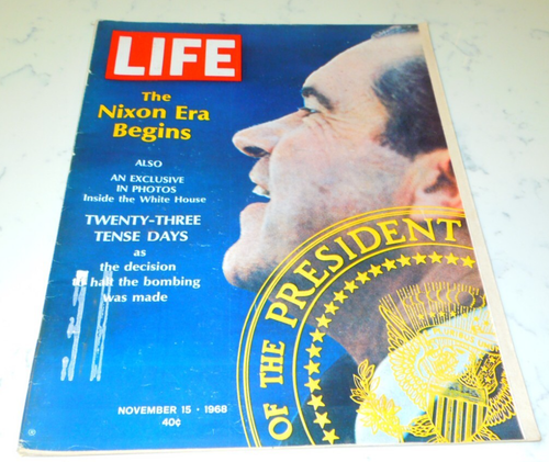 LIFE MAGAZINE - THE NIXON ERA BEGINS (November 15, 1968) Vintage | eBay ...