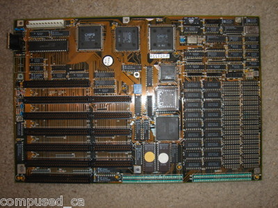386-16SX 2MB DRAM SX BIOS CHIPS Chipset SIPP - RARE - Motherboard 8 Bit ...