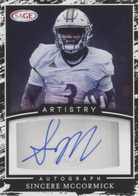 2022 SAGE Artistry - Autographs Sincere McCormick #A-SM2 (AU, RC) for ...