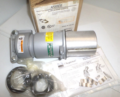 ⭐NEW IN BOX⭐APPLETON AP20023E 200-Amp PIN&SLEEVE GENERATOR PLUG 200A ...
