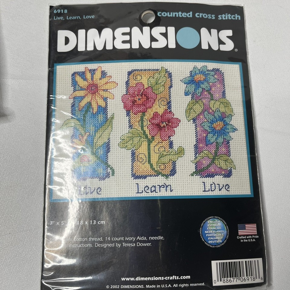 Lot Of 3 Dimensions Needlepoint Counted Cross Stitch Kit 88677071837| eBay