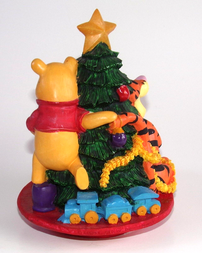 Disney Winnie the Pooh Trimming the Tree Tigger Piglet Candle Topper ...